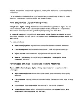 Single Pass Digital Printing Machines... | PDF