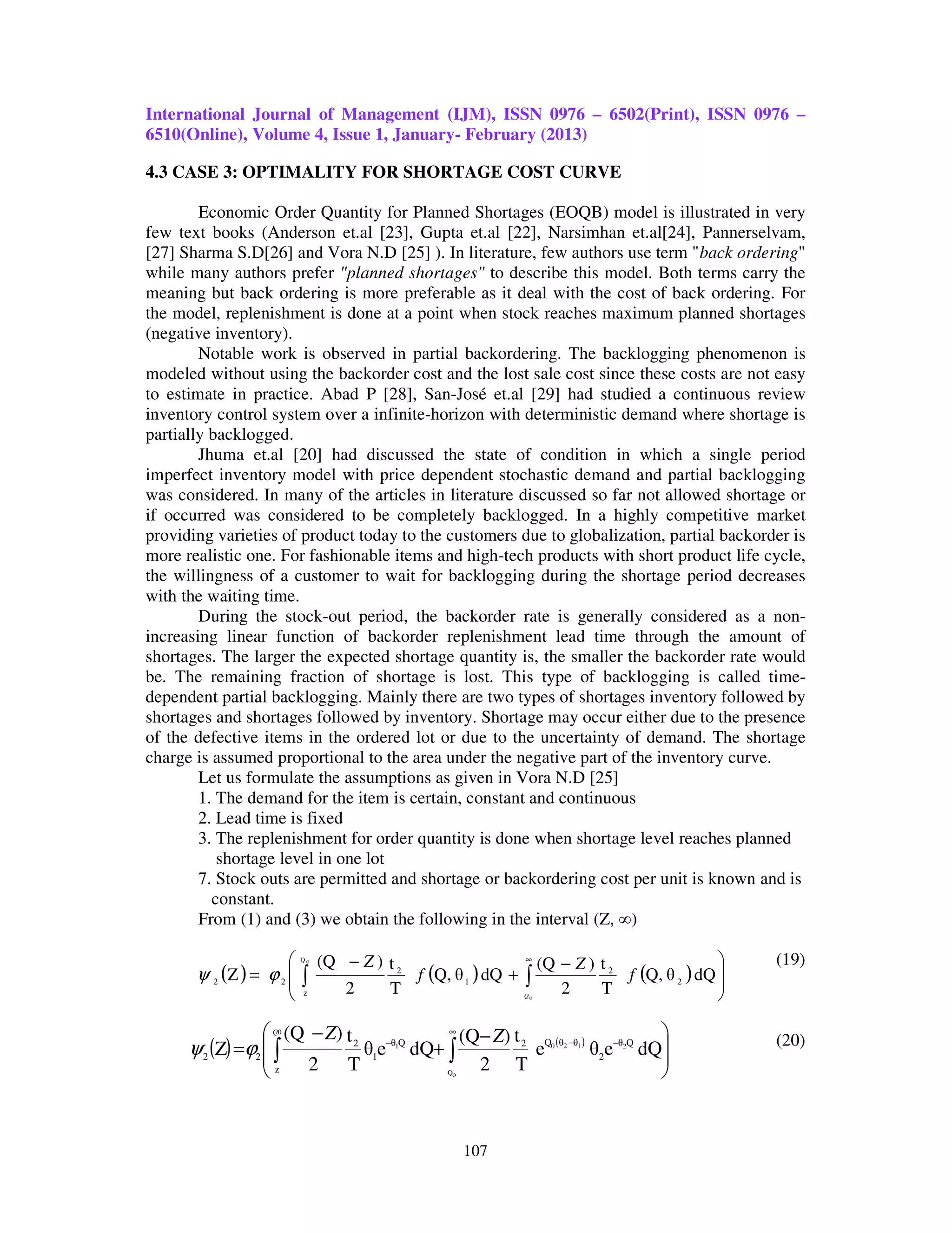 Single period inventory model with stochastic demand and partial backlogging | PDF