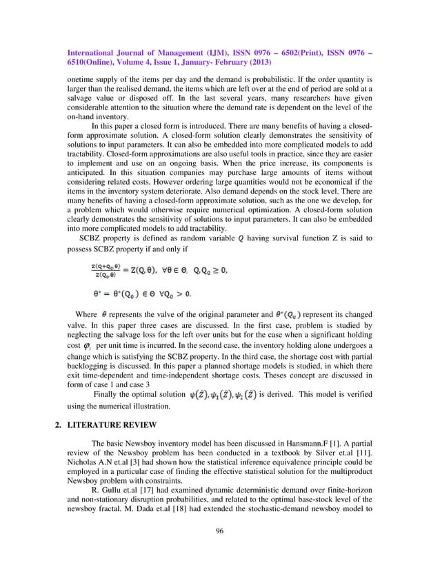 Single period inventory model with stochastic demand and partial backlogging | PDF