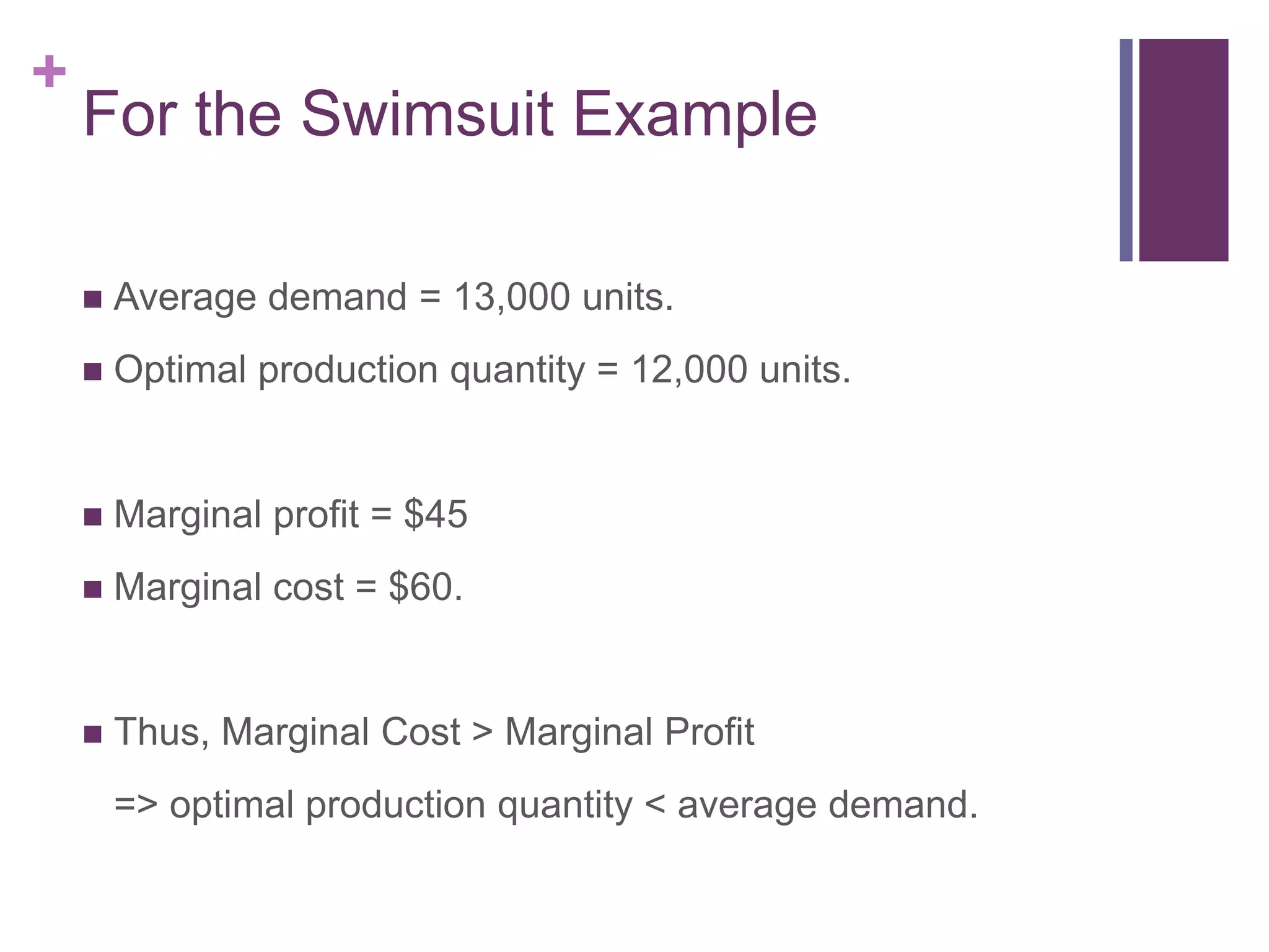 Single period inventory ordering | PPTX