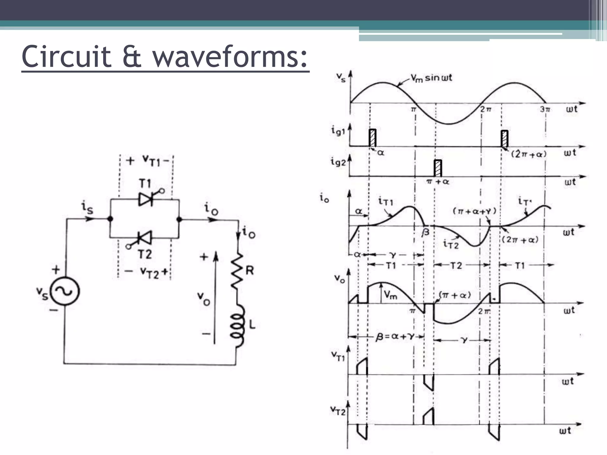 Single phase ac voltage controller | PPTX