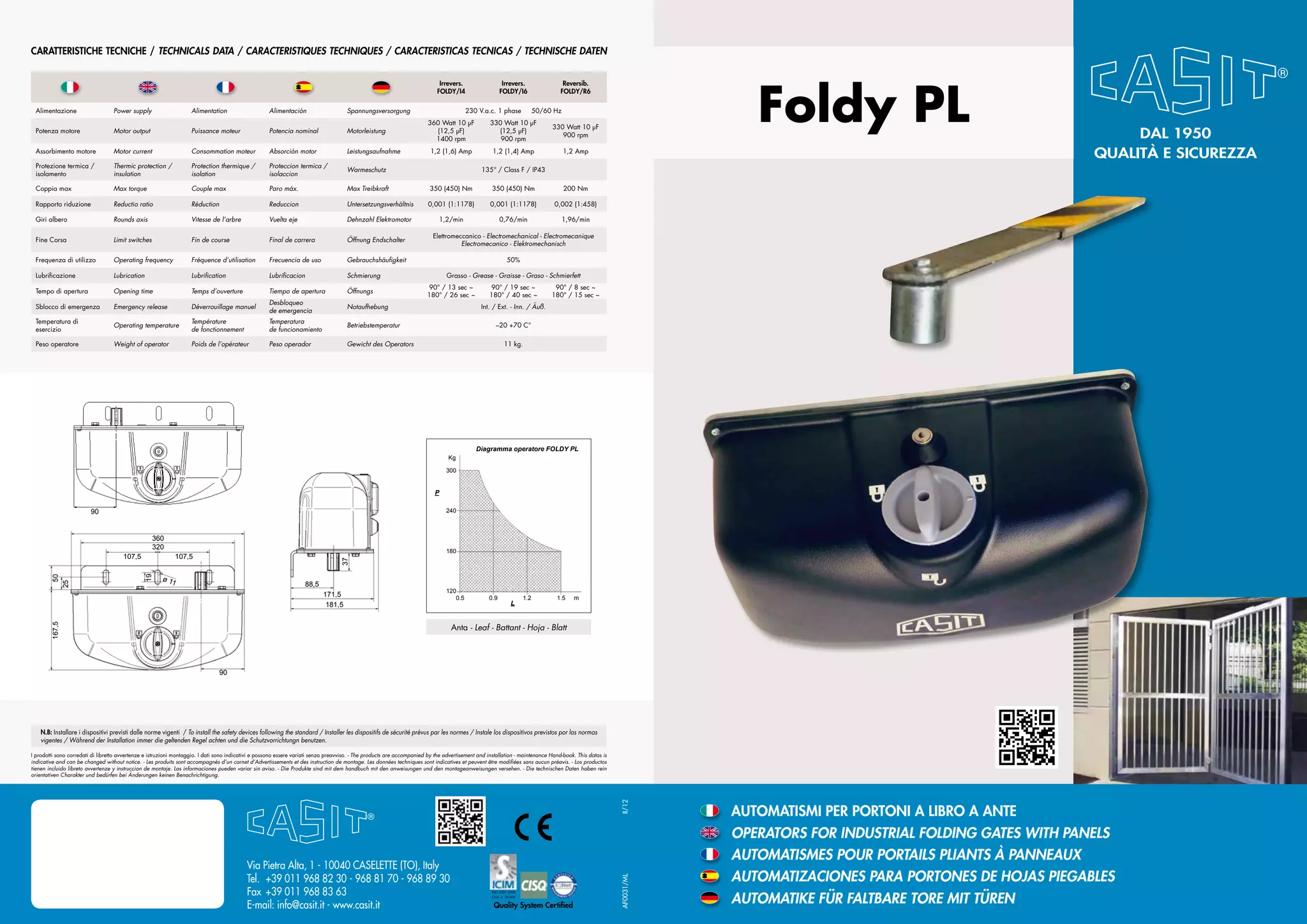 Singlephase arm operator for folding gates | PPT
