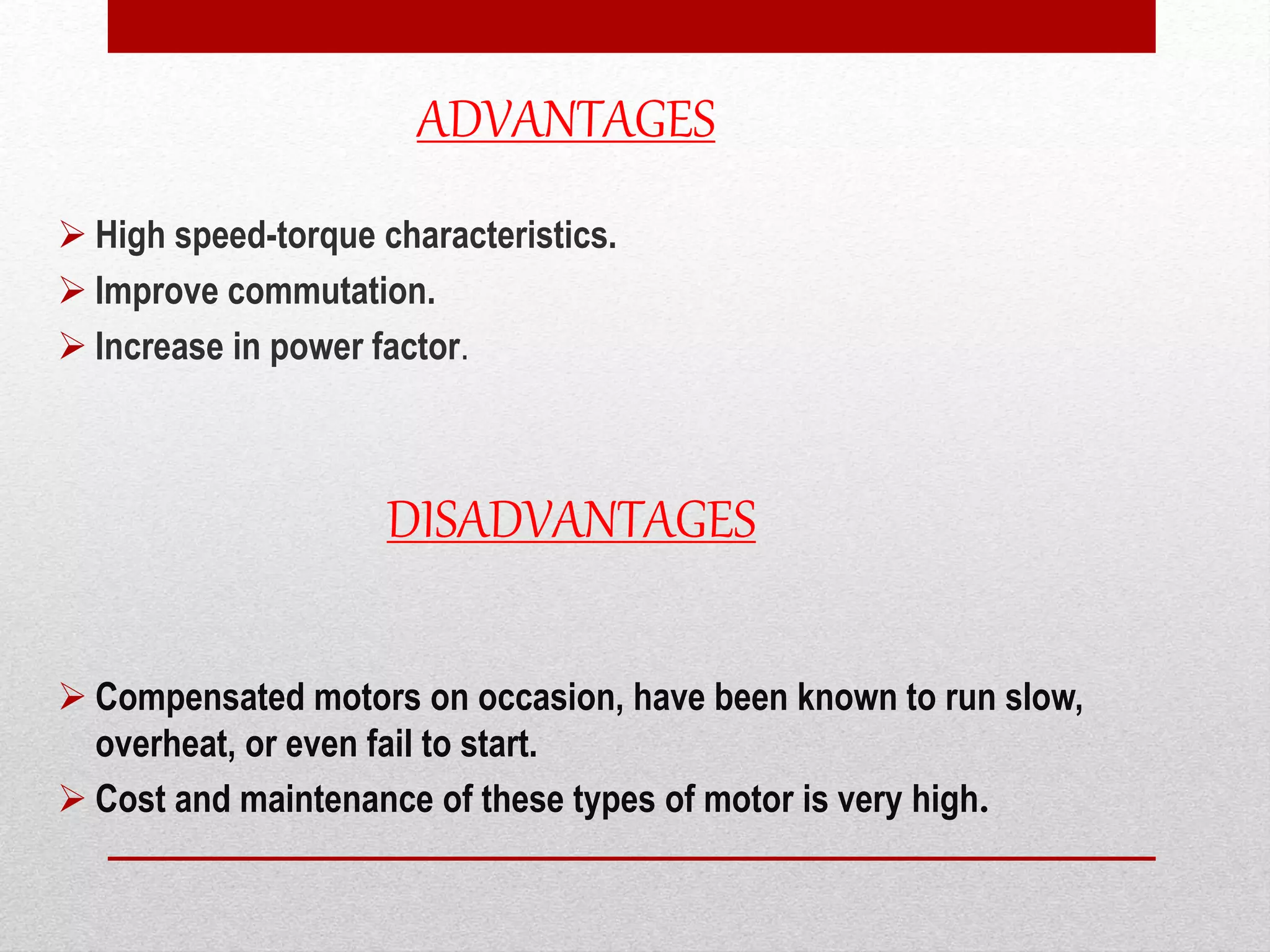 Single phase compensated motor | PPTX