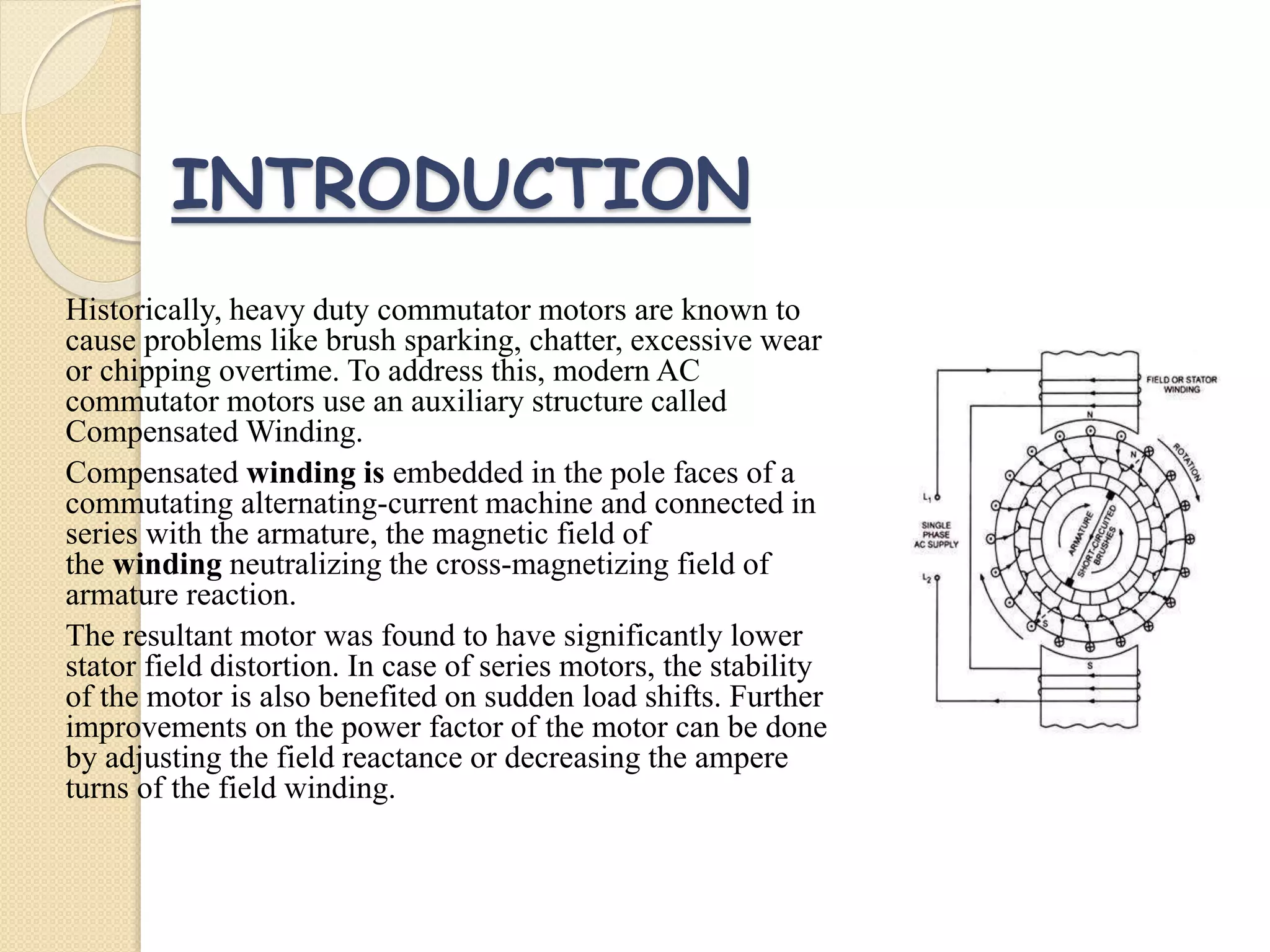 Single phase compensated motor | PPTX