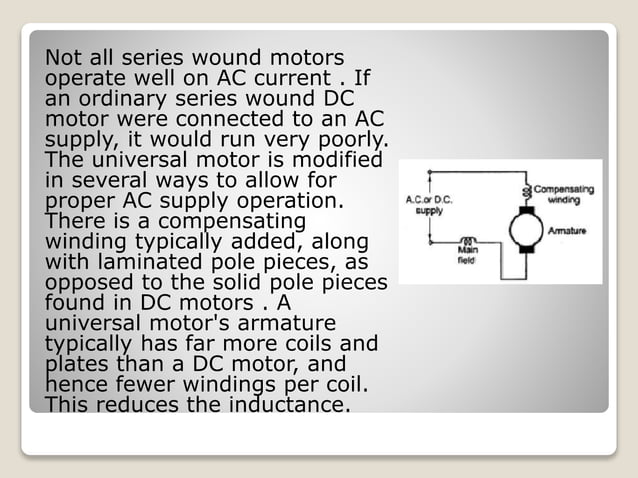 Single phase compensated motor | PPTX | Science