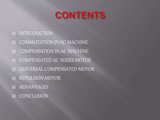 Single phase compensated motor | PPTX