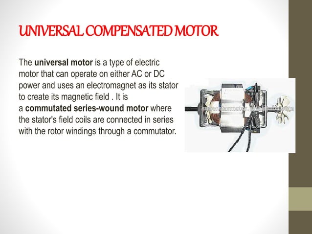 Single phase compensated motor | PPTX | Science