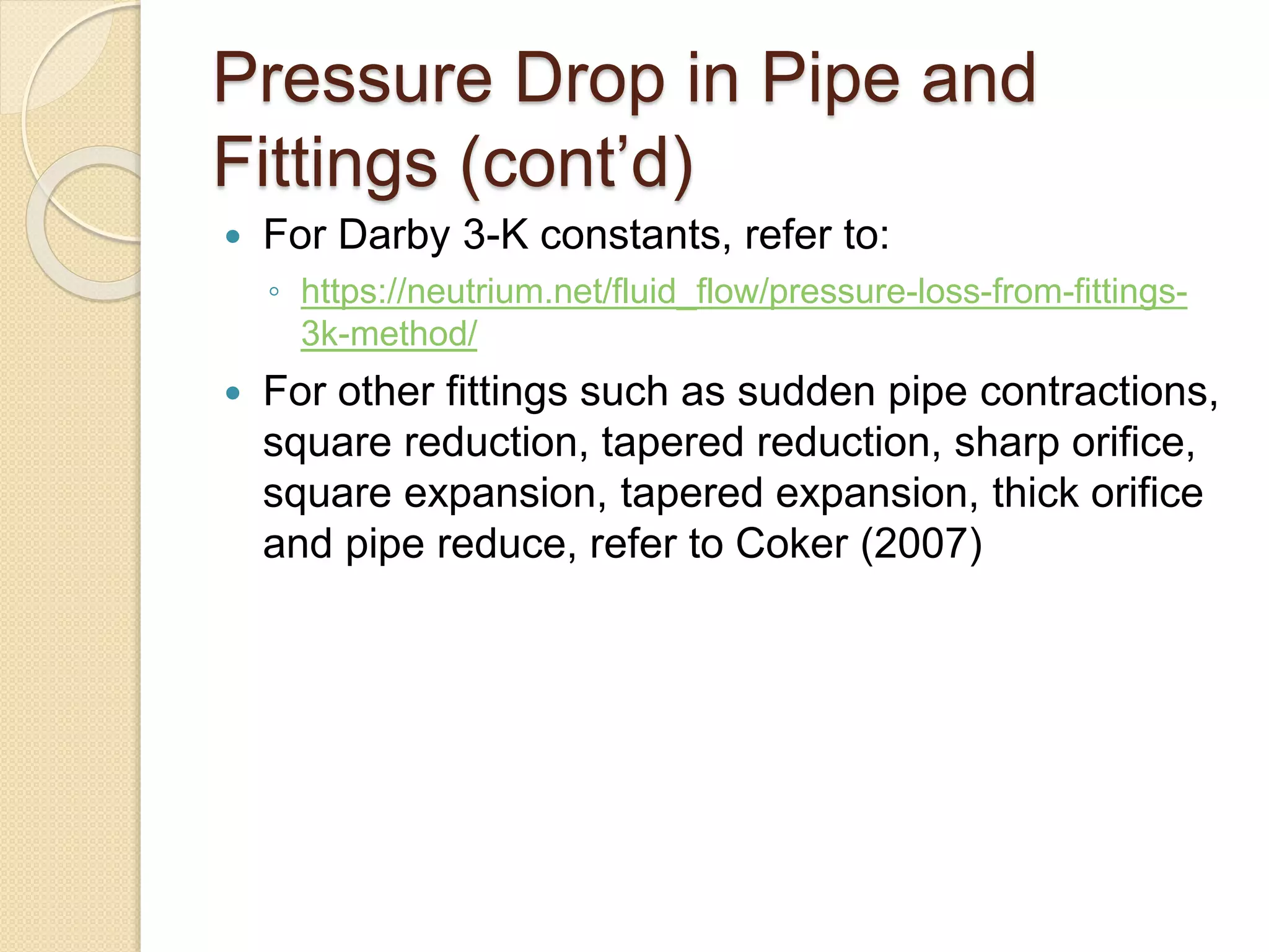 Single phase flow line sizing | PPTX