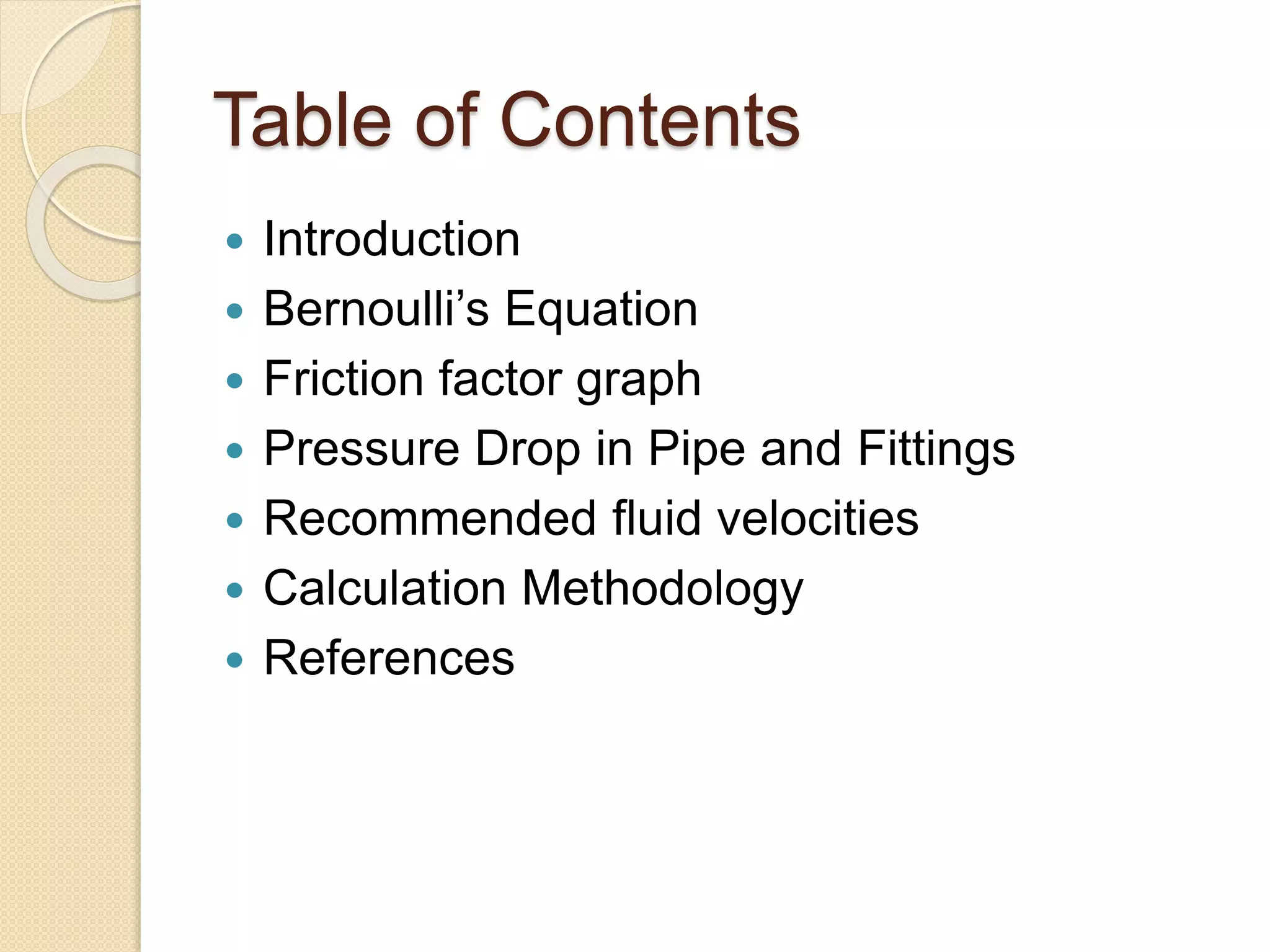 Single phase flow line sizing | PPTX
