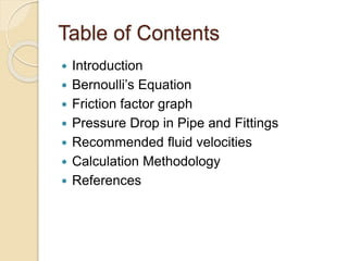 Single phase flow line sizing | PPTX
