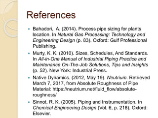 Single phase flow line sizing | PPTX
