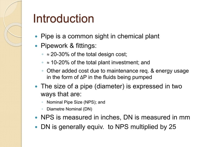 Single phase flow line sizing | PPTX | Physics | Science