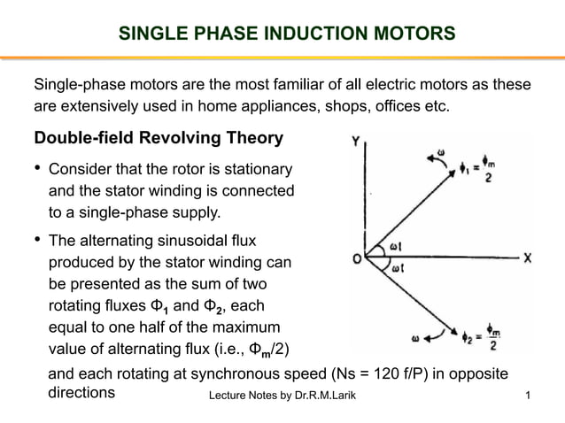 Single phase induction motor | PDF | Physics | Science