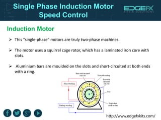 Single Phase Induction Motor Speed Control | PPTX