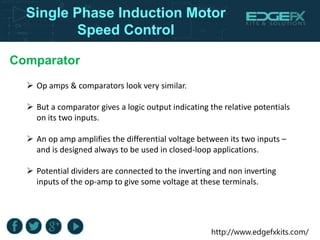 Single Phase Induction Motor Speed Control | PPTX