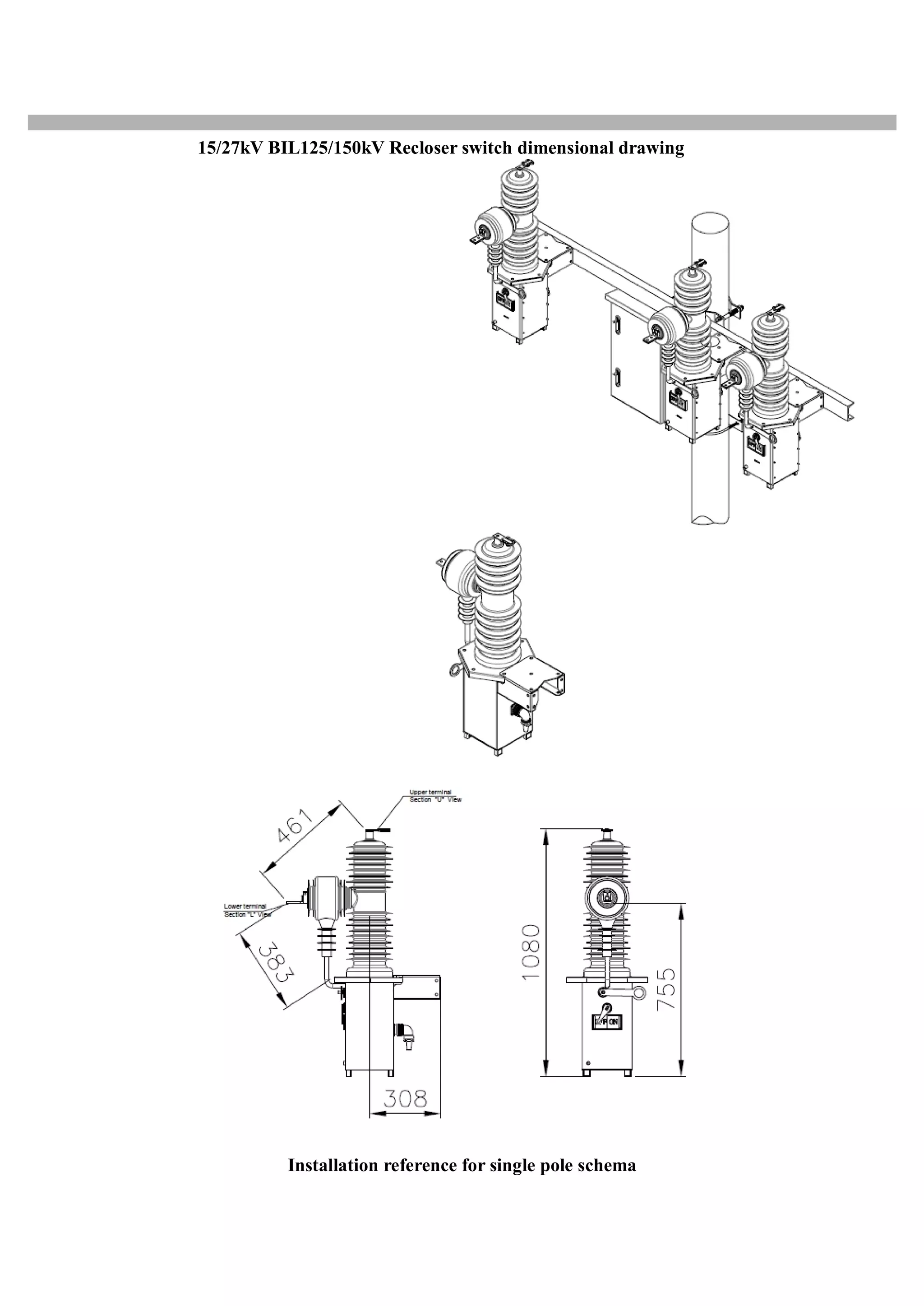 Single phase pole mounted circuit recloser catalog | PDF