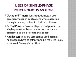 Single phase Synchronous motorSingle phase Synchronous motor-1.pptx