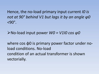 Single phase transformer | PPTX