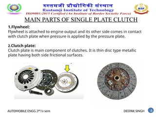 Single plate clutch-0902AU221008 automobile.pptx