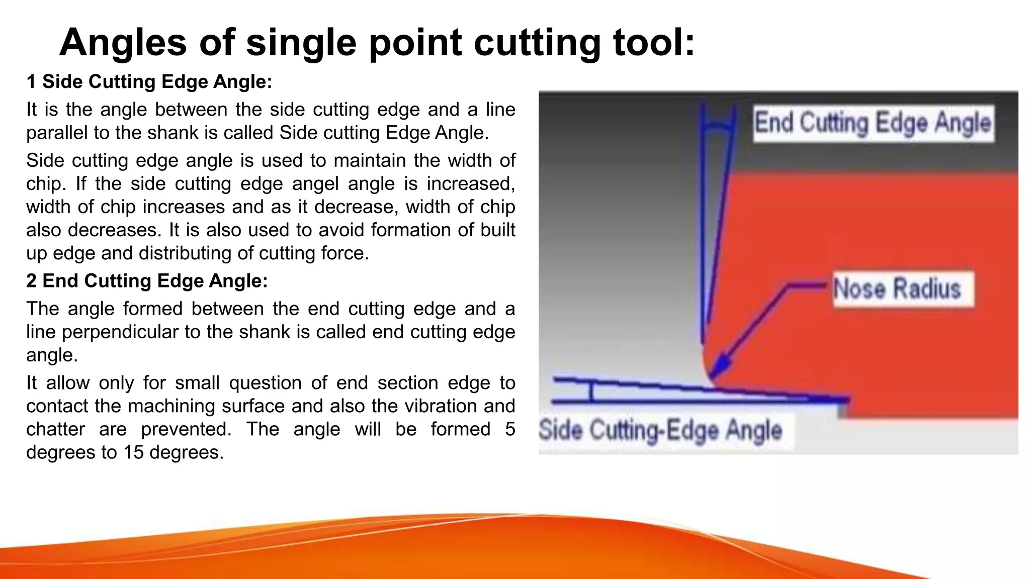 Single point cutting tool | PPTX | Woodworking | Arts and Crafts