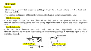 Single point cutting tool, metal cutting | PPTX