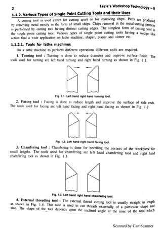 Single point cutting tool & material | PDF