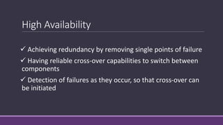 Single point of failure | PPTX
