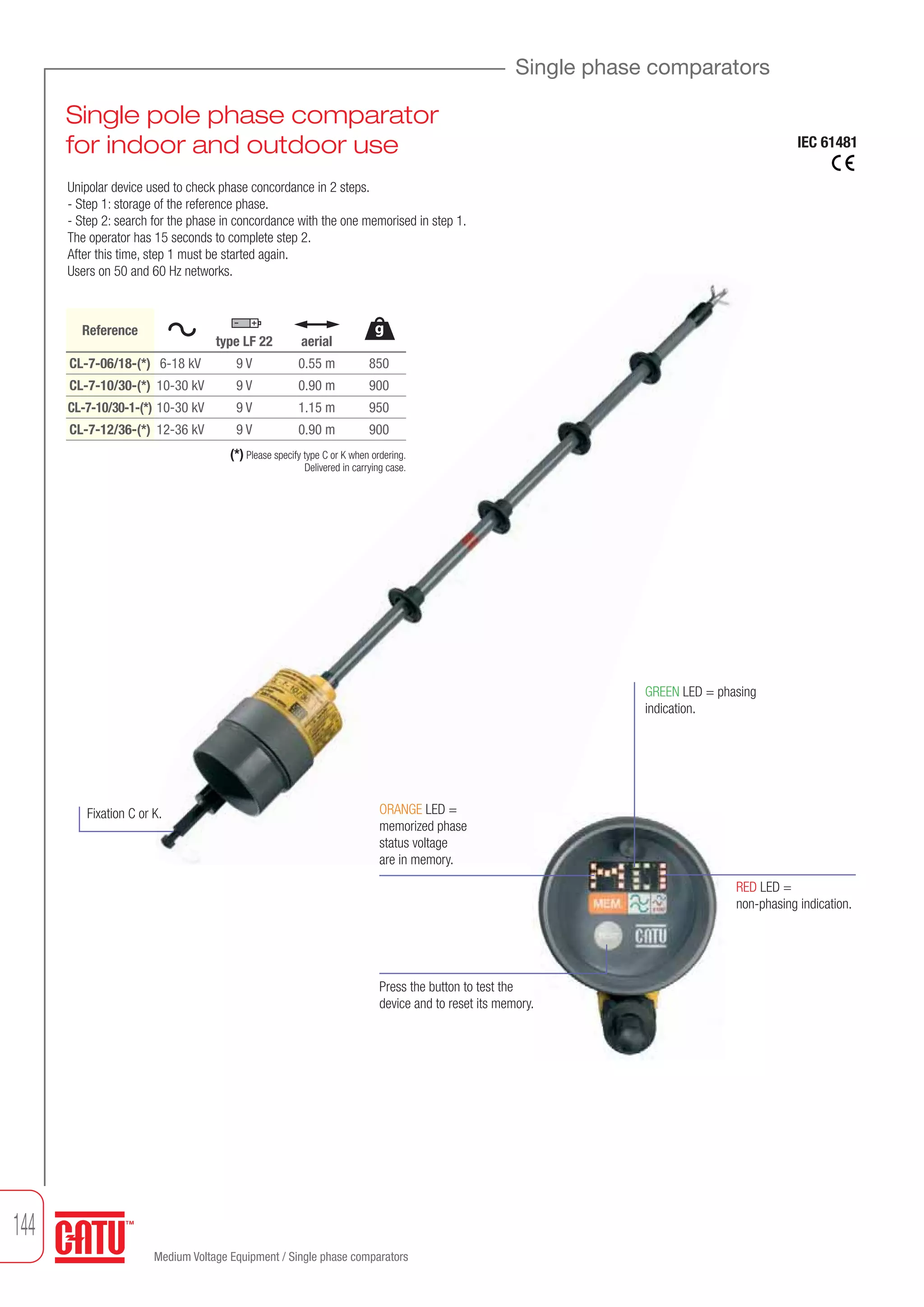 Single Pole Phase Comparators | PDF