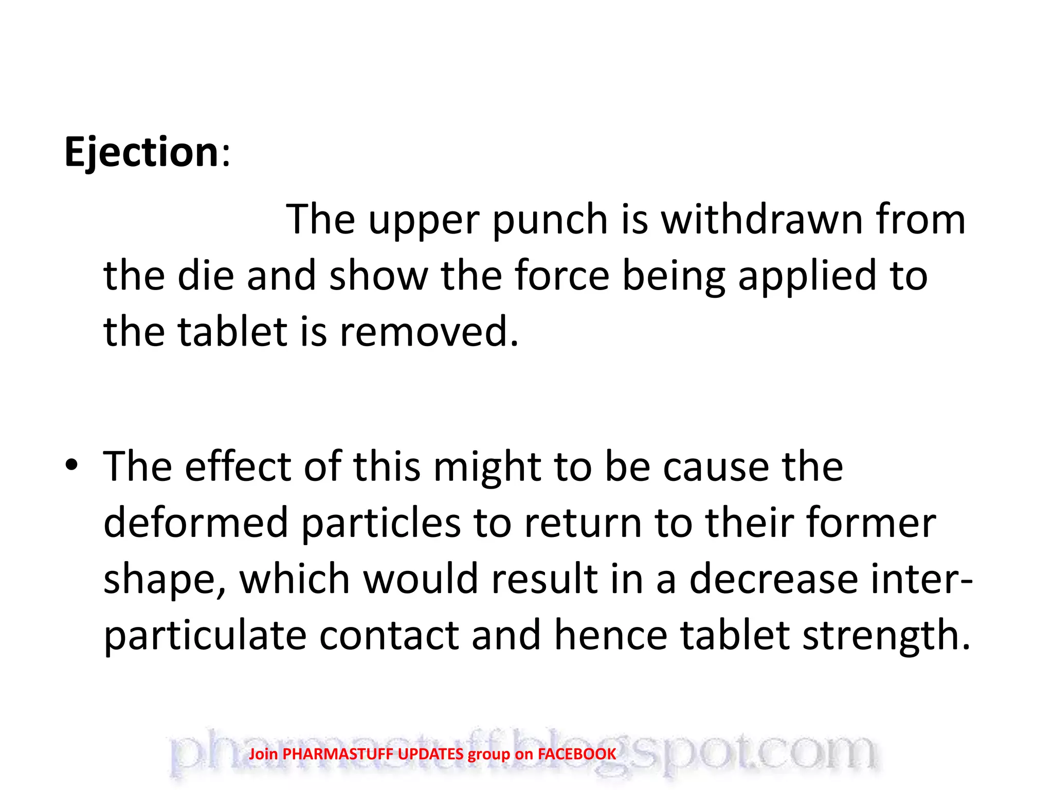 Single punch tablet press PPT | PPTX