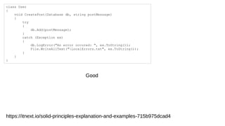 Single responsibility pattern | PPT