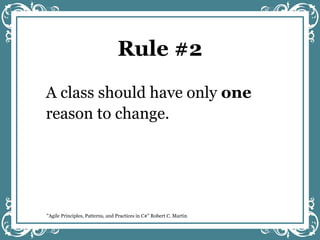 Single responsibility principle | PDF