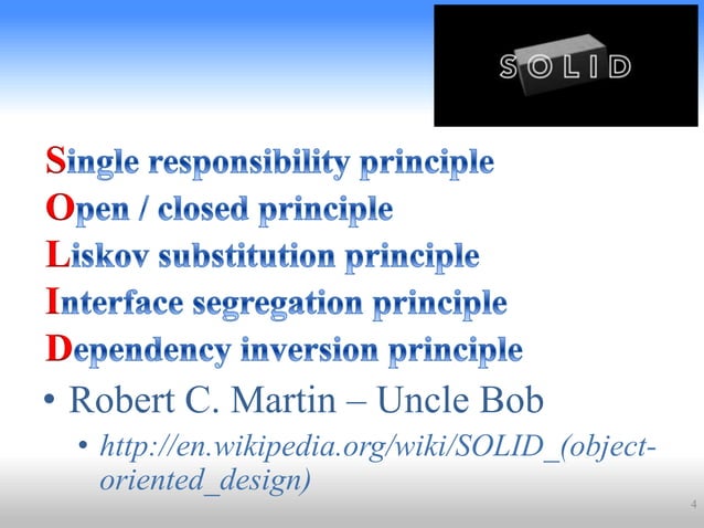 Single Responsibility Principle | PPT