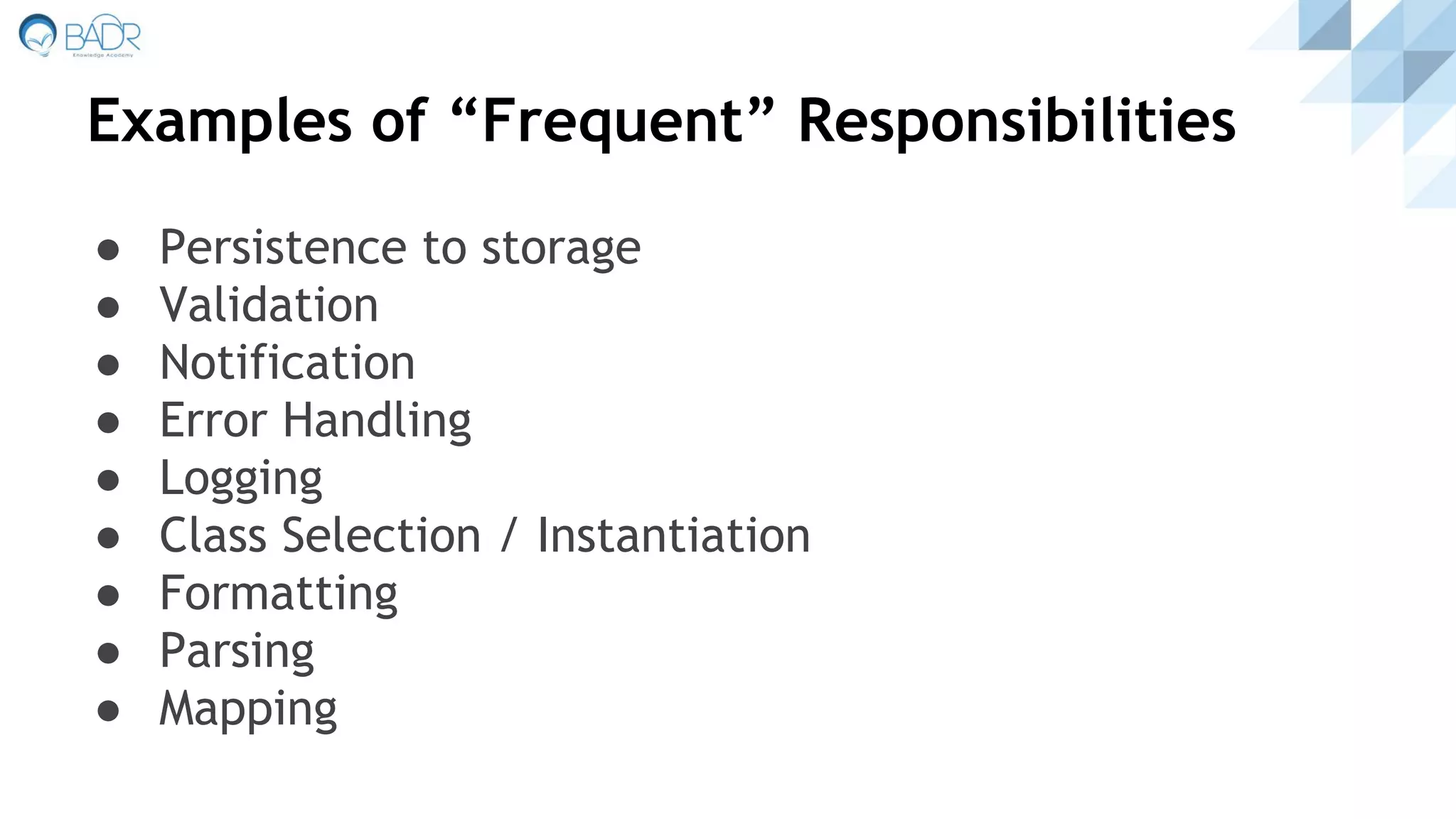 Single Responsibility Principle | PPT