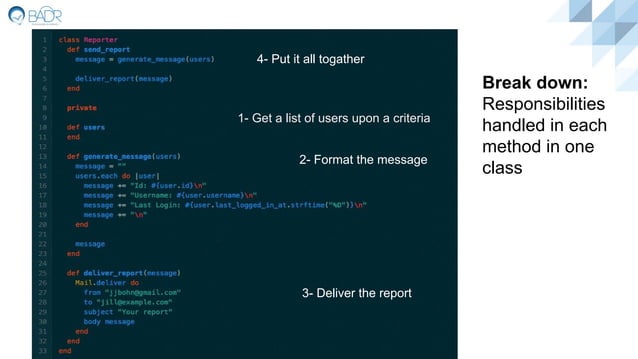 Single Responsibility Principle Ppt 