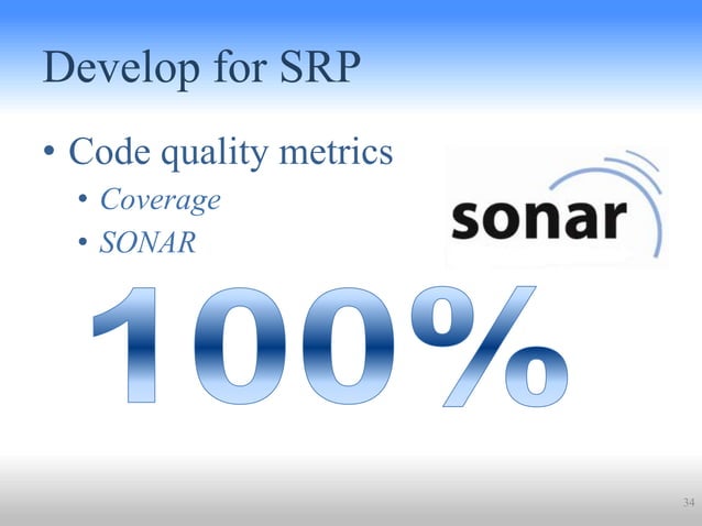 Single Responsibility Principle @ Clean Code Alliance Meetup | PPT