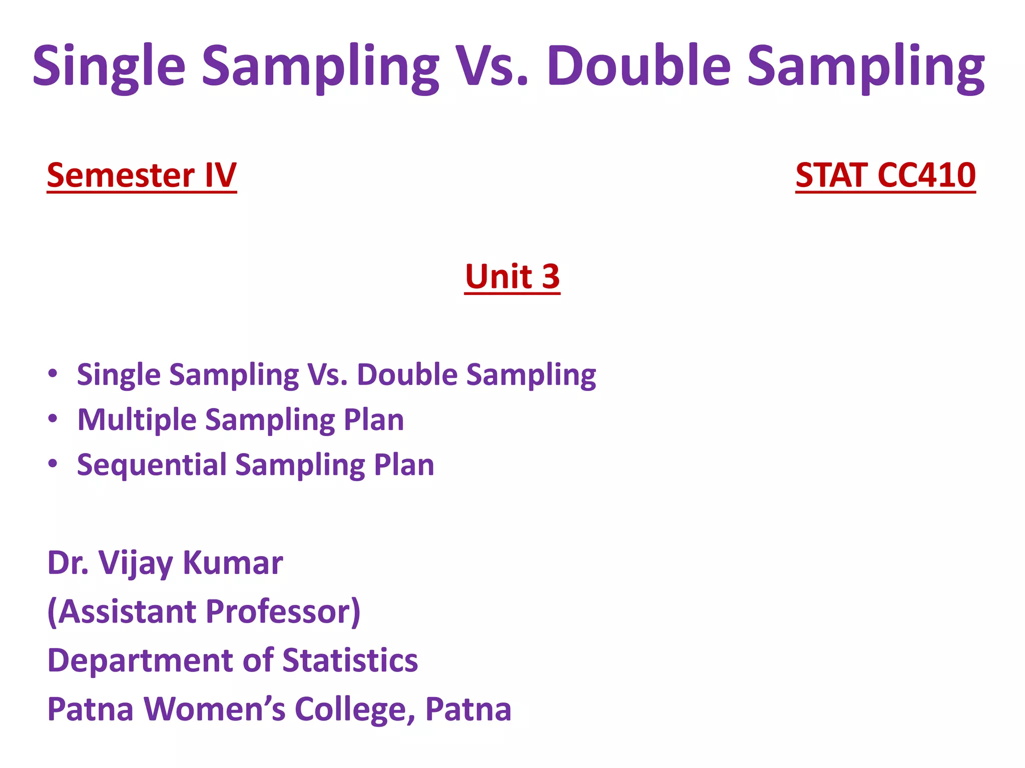Single Sampling Vs. Double Sampling.pdf