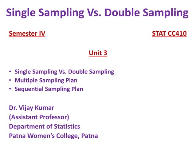 Single Sampling Vs. Double Sampling.pdf