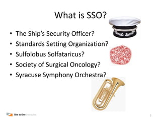 Single sign on | PPTX