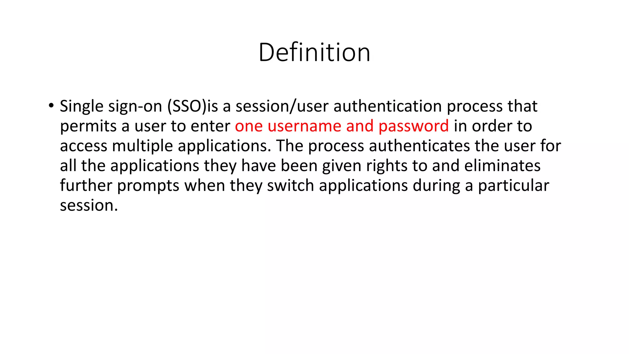 Single sign on - benefits, challenges and case study : iFour ...