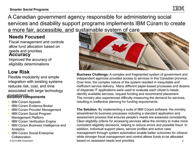 IBM Cúram Case Studies | ODP | Computer Software and Applications ...