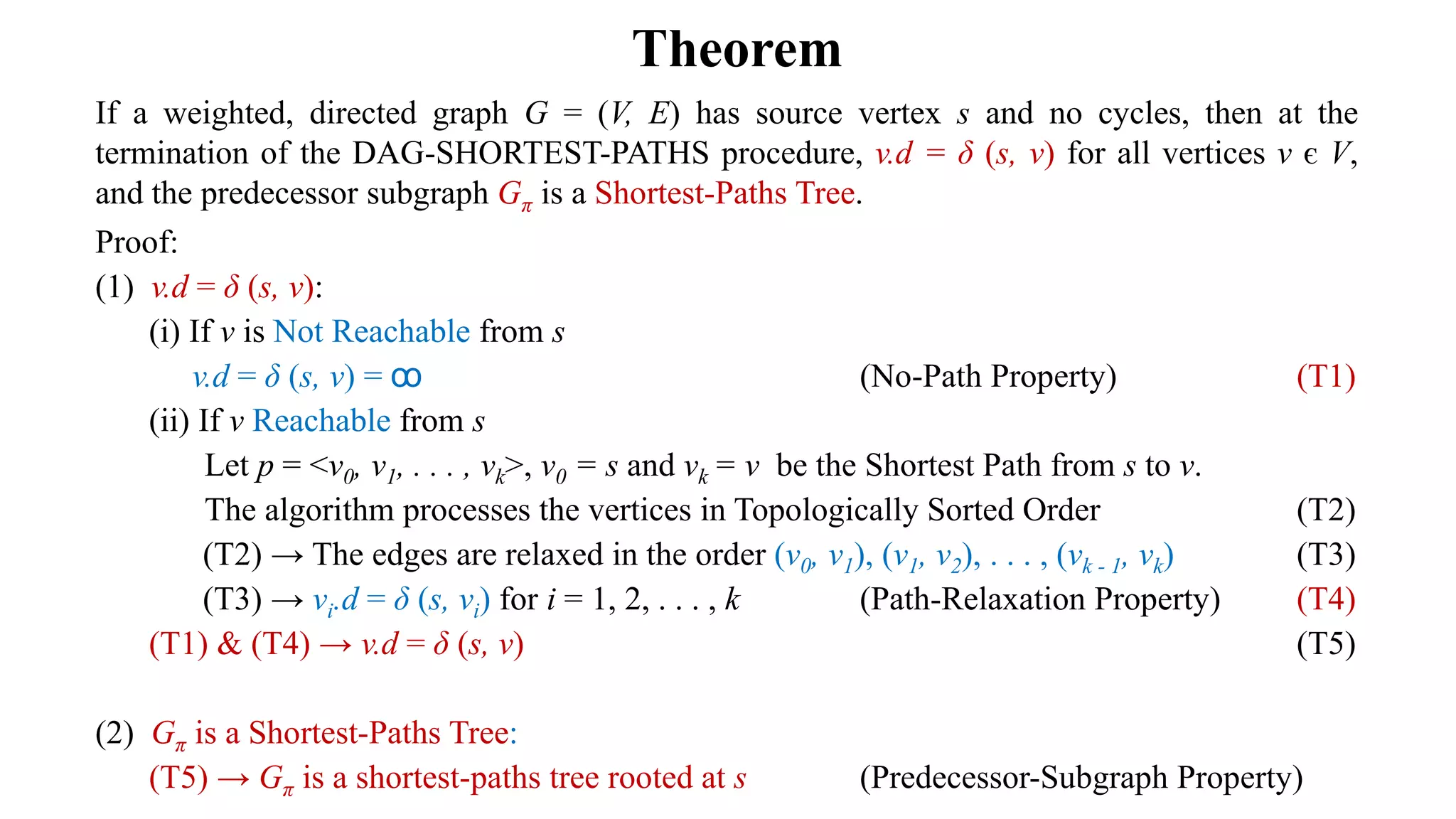 Single source shortes path in dag | PDF