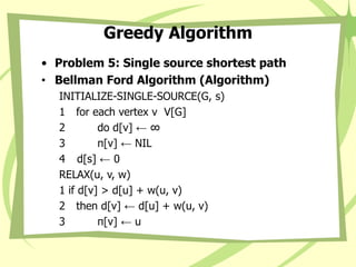 Single source Shortest path algorithm with example | PPTX