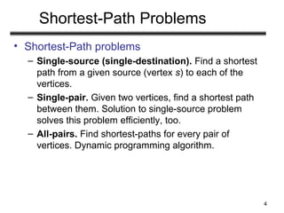 Single source stortest path bellman ford and dijkstra | PPT