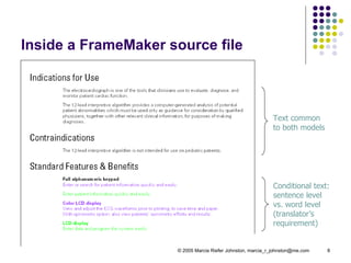 Single Sourcing With FrameMaker | PPS | Desktop Publishing | Computer Software and Applications