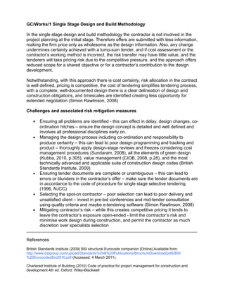 Single stage design and build method & construction project management ...