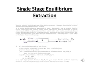 Single stage Equilibrium Extraction_V3 (1).pptx