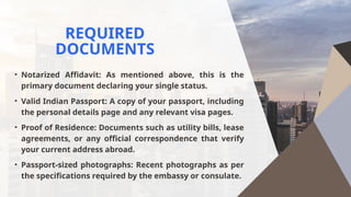 Single Status Certificate Indian Embassy.pptx