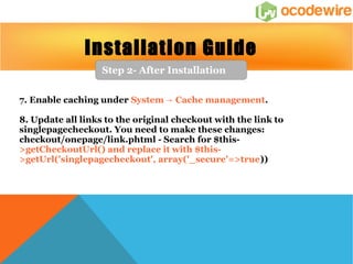 Ocodewire one_page_checkout_extension_demo | PPT | Internet for Beginners | Internet