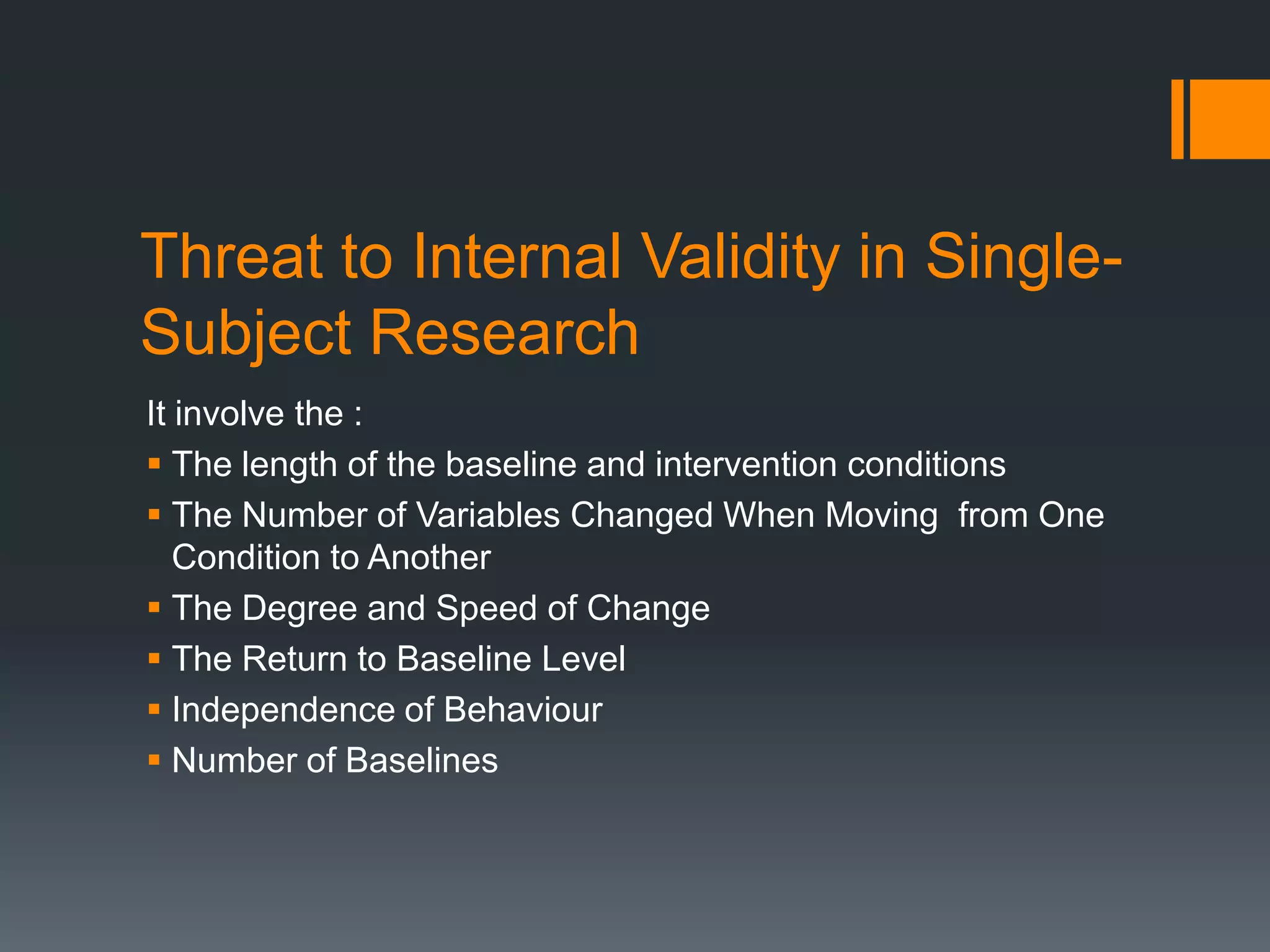 Single Subjects Research | PPTX