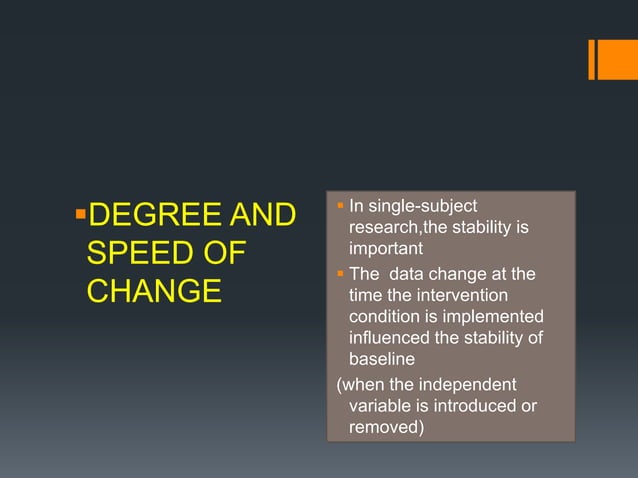 Single Subjects Research | PPTX